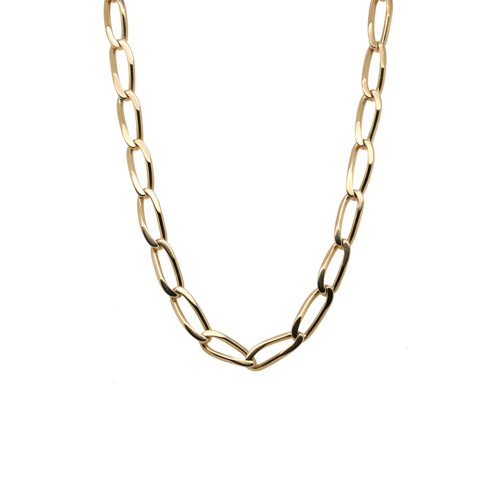Yellow Gold Twisted Cable Link Chain